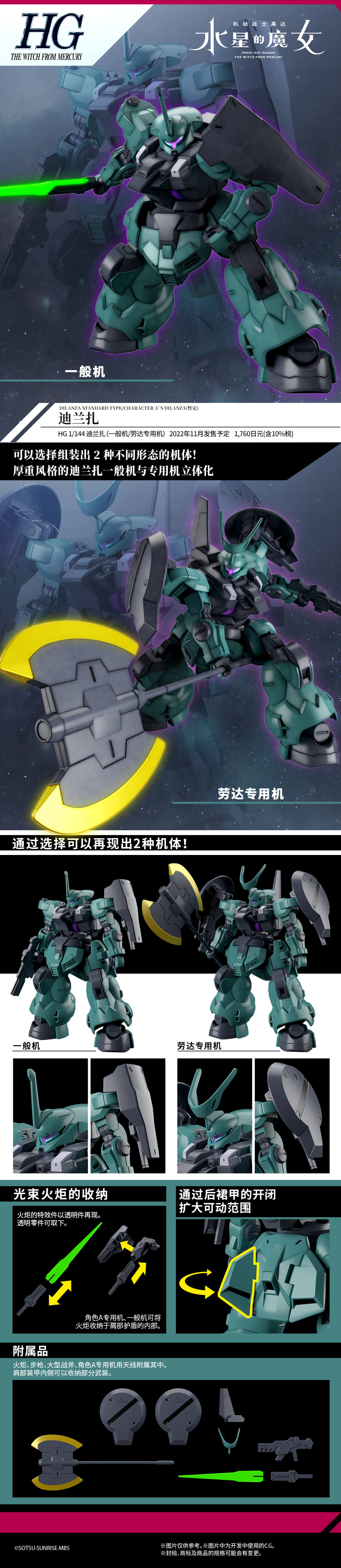 GUNPLA 机动战士高达 水星的魔女 丨万代拼装模型官方网站